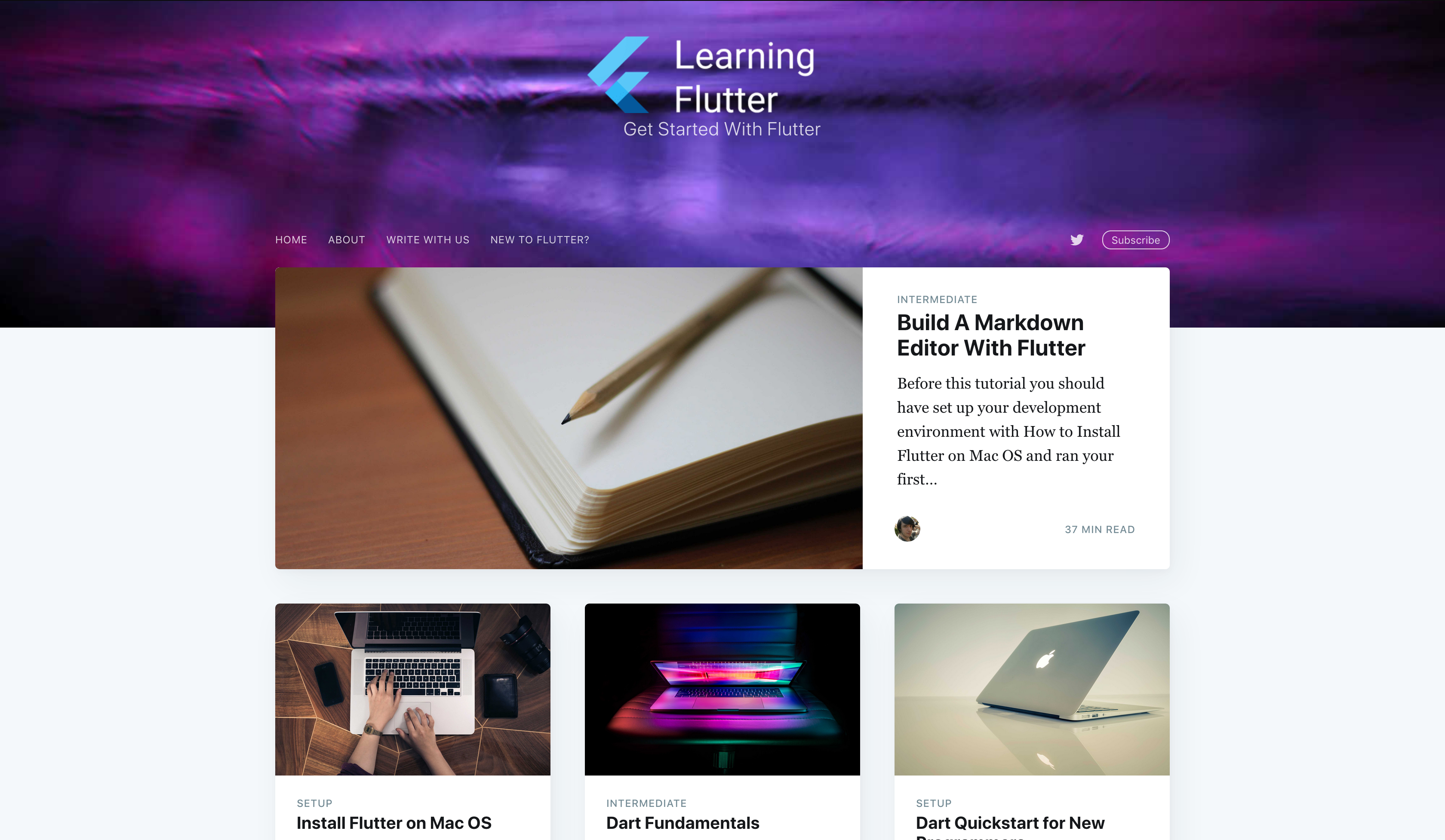Learning Flutter